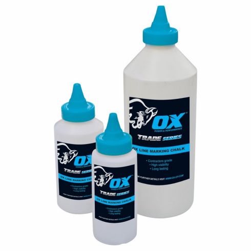OX Trade 1kg Line Marking Chalk | Durable Chalk for Accurate Marking